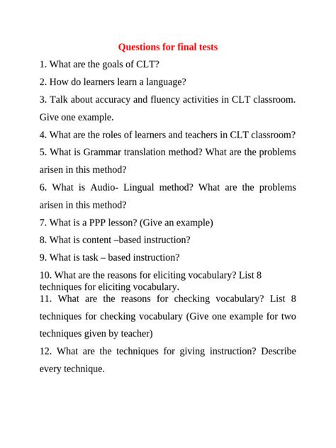 questions for final tests k63 pdf