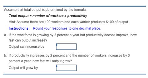 Solved Assume That Total Output Is Determined By The Chegg Com