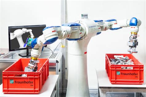 An Experimental Real World Robot Cell From Fraunhofer Ipa A Dual Arm Download Scientific