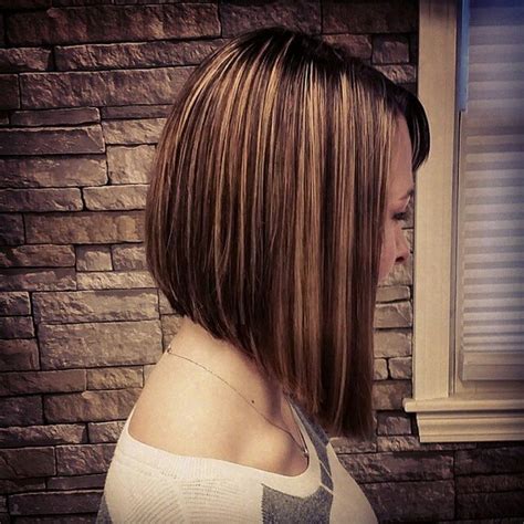 Blonde Inverted Bob Medium Length
