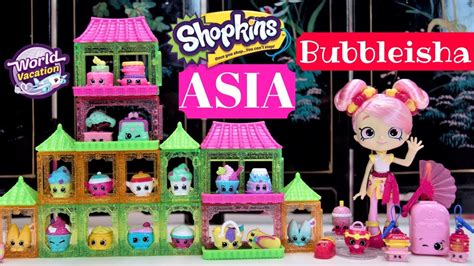 New Bubbleisha Shoppie And Asia Shopkins Season 8 World Vacation Japan