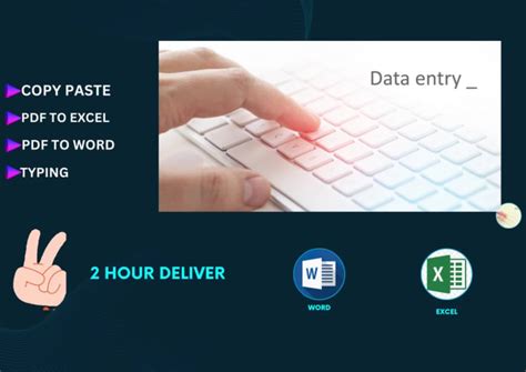 do excel word and copy paste data entry by gayan2022 fiverr