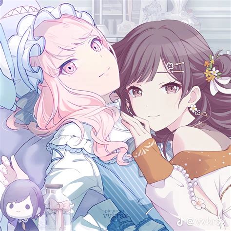 Mizuena Mizuki And Ena From Pjsk In 2024 Vocaloid Funny Event Card