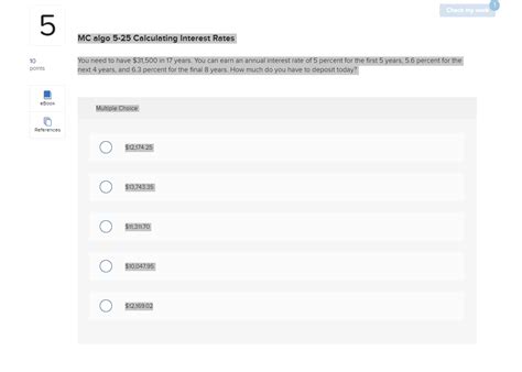 Solved MC Algo Calculating Interest Rates You Need To Chegg Com