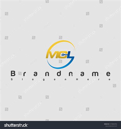 Mcl Logo Simple Elegant Attractive Design Vector De Stock Libre De