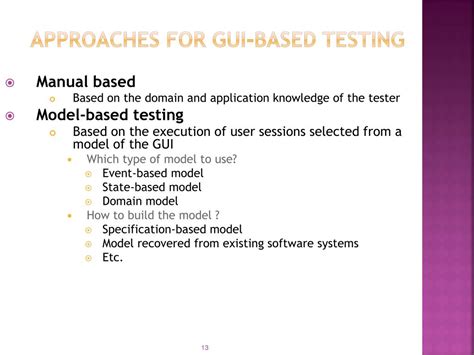 Ppt Chapter 19 Gui Testing Powerpoint Presentation Free Download Id1363517