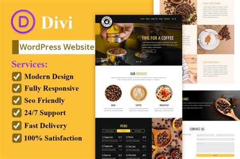 be expert in divi wordpress website divi theme design with divi