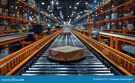 Streamlined Warehouse Fulfillment Process With Automated Conveyor
