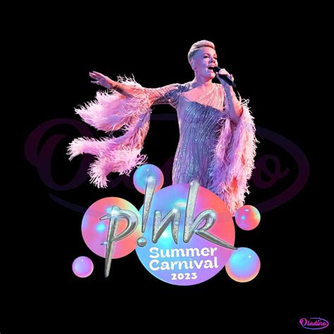 Pink Summer Carnival Tour 2023 Png Sublimation Design Oladino