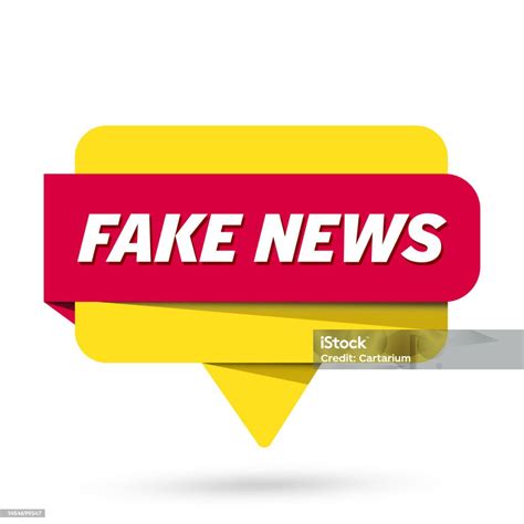 가짜 뉴스 표시 가짜 뉴스 사인 종이 종이 접기 배너 0명에 대한 스톡 벡터 아트 및 기타 이미지 0명 개념 광고 Istock