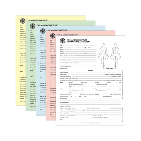 Mckenzie Assessment Forms Mckenzie Method