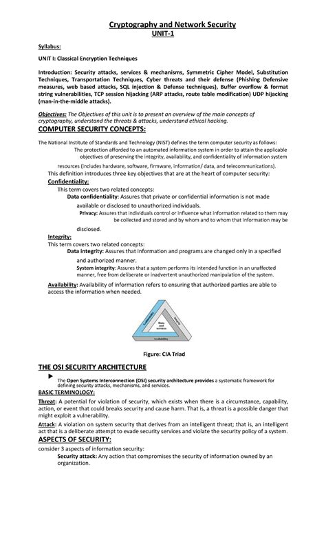 Cryptography And Network Security GTU Studocu