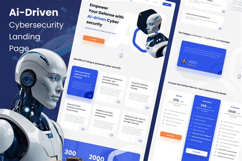 Ai Driven Cyber Security Landing Page Behance