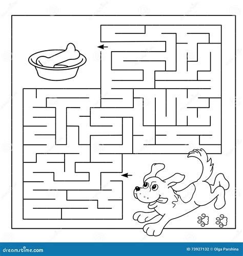 Λαβύρινθος εκπαίδευσης ή παιχνίδι λαβύρινθων για τα προσχολικά παιδιά Γρίφος Χρωματίζοντας
