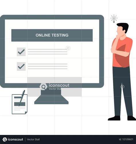 Coder Tests His New Software On System Illustration Free Download Miscellaneous Illustrations