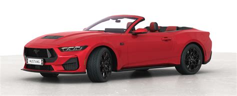 Ford Mustang Gt Convertible 2024 Low Interior 3d Turbosquid 2037175