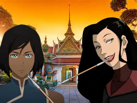 Asami And Korra Kiseru By Megalinkzelda On Deviantart