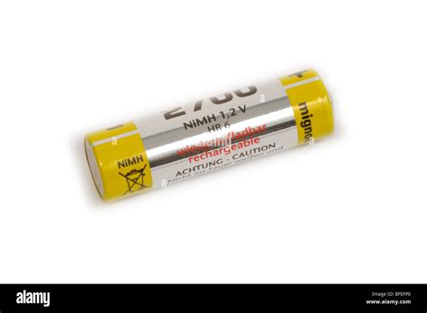 Rechargeable Nimh Battery Stock Photo Alamy