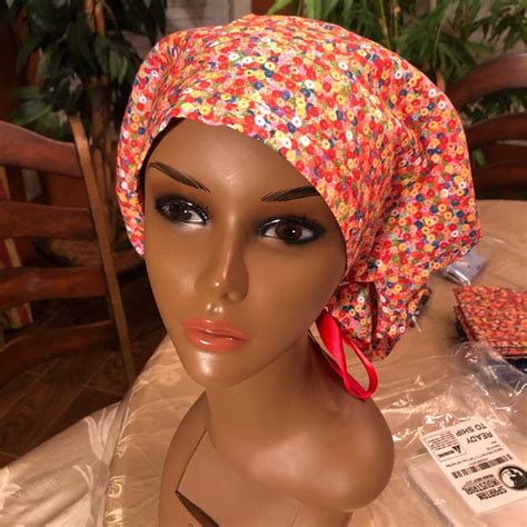 Scrub Cap Sewing Pattern Tutorial Pdf Puffy Pixie Drawstring Tieback