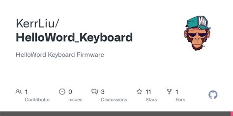 GitHub KerrLiu HelloWord Keyboard HelloWord Keyboard Firmware