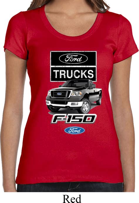 Ladies Ford Shirt F 150 Truck Scoop Neck Shirt F 150 Trucks Ladies