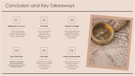 Conclusion And Key Takeaways Global Navigation Satellite Systems Ppt Template St Ai Ss Ppt