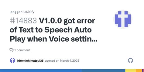 V100 Got Error Of Text To Speech Auto Play When Voice Setting Is Japanese Language · Issue