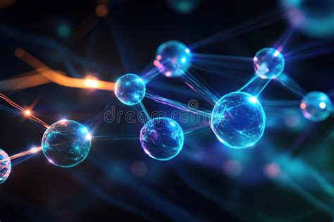 Exploring The Intricate World Of Molecules In A Vibrant Digital