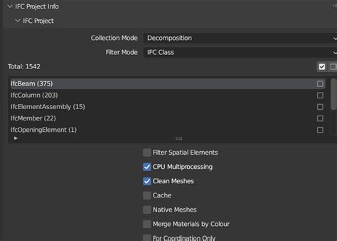 export a subset of the objects to an ifc — osarch