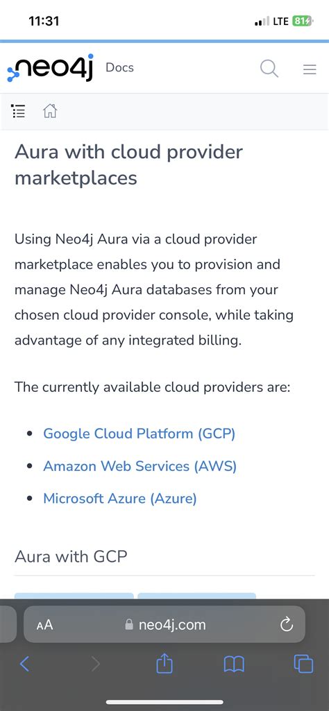 Is It Possible To Have Auradb As A Managed Service On Azure Aura And Cloud Neo4j Online Community
