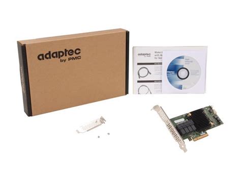 Adaptec Series R E PCI Express X SATA SAS RAID Controller Card Single