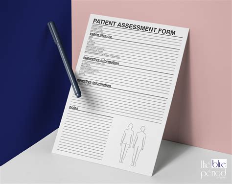 Printable Patient Assessment Form Etsy