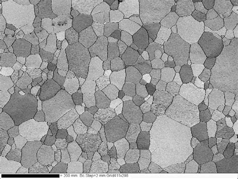 Microstructure Of The Annealed Pure Titanium Obtained From Ebsd Band