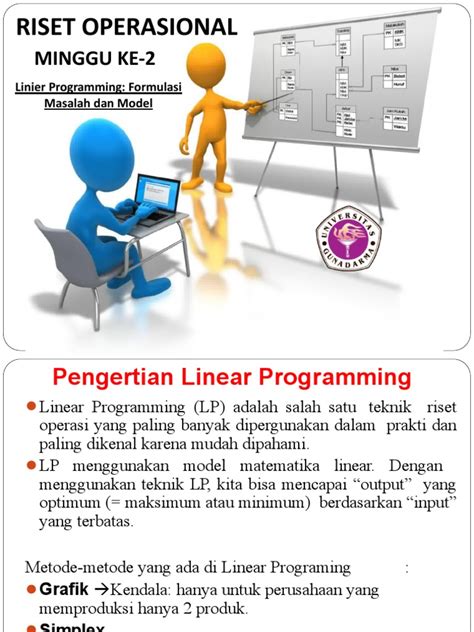 Linier Programming Formulasi Masalah Dan Model Pdf