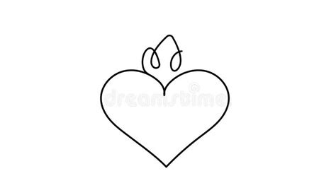 Crowned Heart Video In Sketch Style King And Queen Signs Doodle