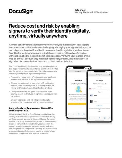 Docusign Identify Platform And Id Verification Sierra Miles Group Llc