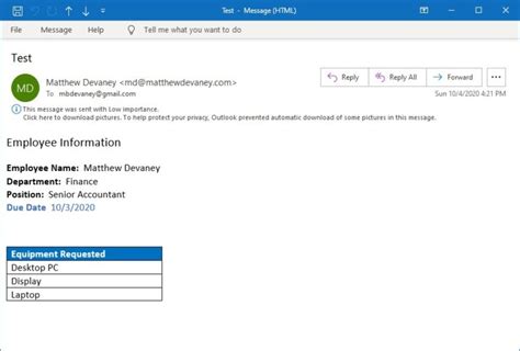 Send Formatted Emails From Power Apps Without Writing Any Html Code Matthew Devaney