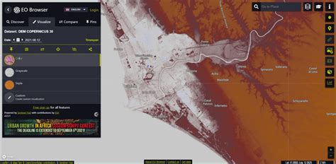 Copernicus Digital Elevation Model Dem As Open Data On Amazon Aws And Sentinel Hub