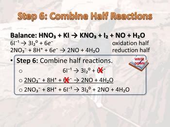 Balancing Redox Reactions By Evan Silberstein Tpt