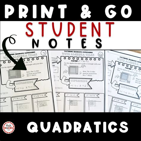 Introduction To Quadratic Functions Scaffolded Doodle Notes Worksheets Algebra 1 Made By Teachers