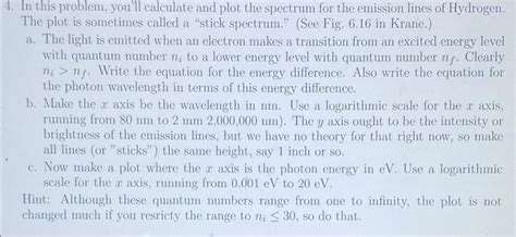 4 In This Problem Youll Calculate And Plot The
