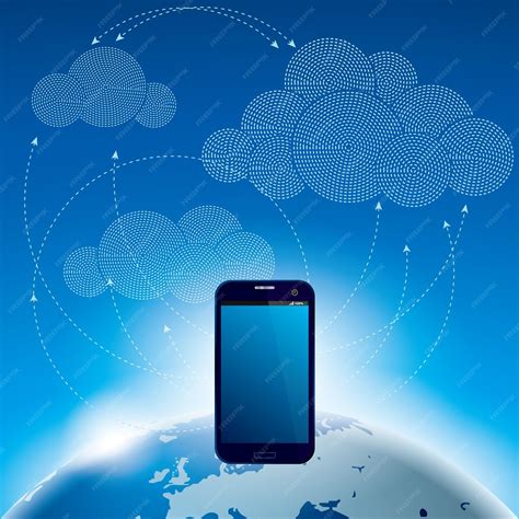 Premium Vector Cloud Computing And Networking Design Concept Global Communication Design Concept