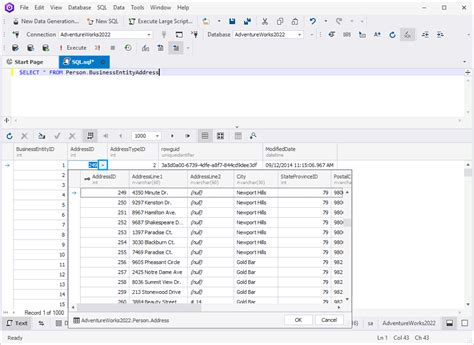 View And Edit Data In The Grid View Mode