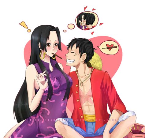 Boa Hancock And Monkey D Luffy Render One Piece By Kushikimotoamvs