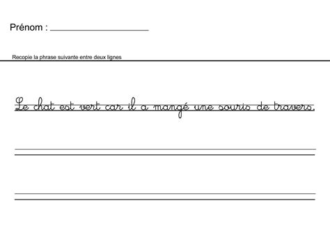 Exercices D Criture Pour Maternelle Et Cp