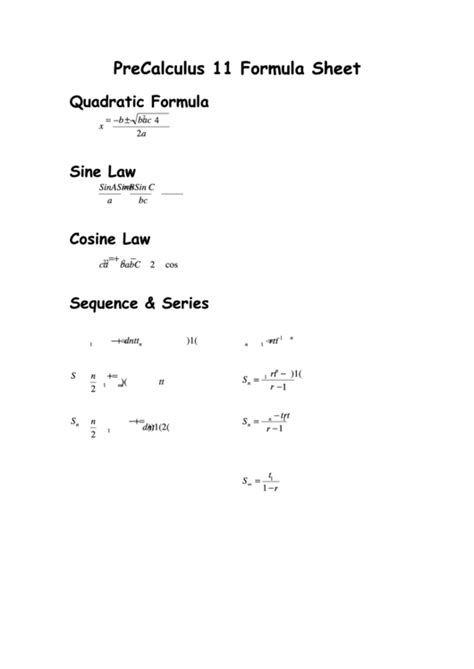Precalculus Pdf