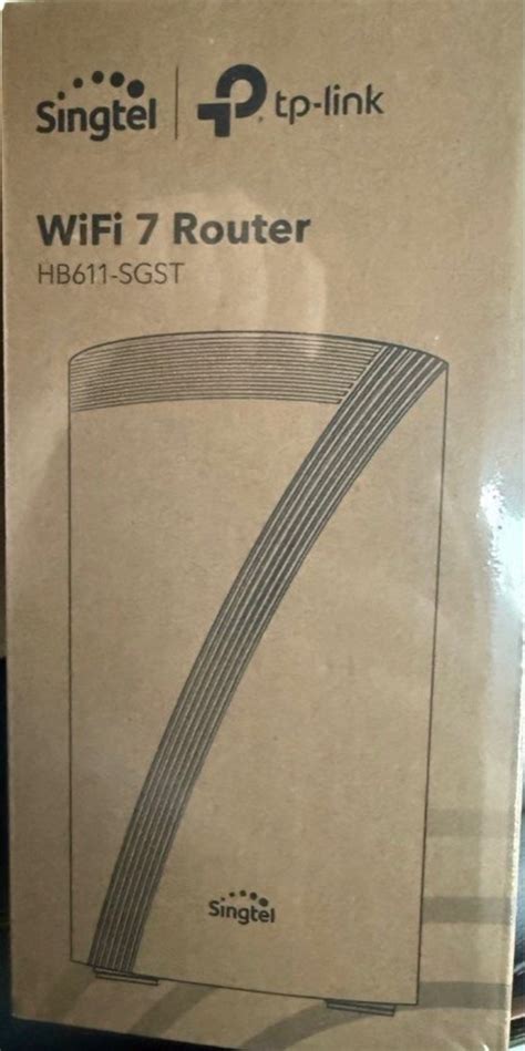 Tp Link Singtel Wifi7 Router Computers And Tech Parts And Accessories Networking On Carousell