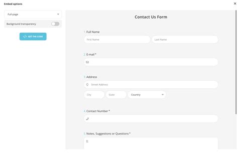 Embedding Options Help Center