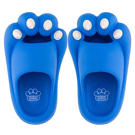 MORIKI DORIKI Шлепанцы детские Лапки монстрика синие купить по цене ...