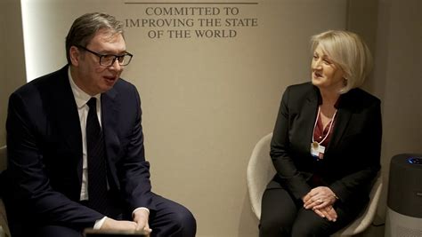 Вучић у Давосу Бројни састанци са светским званичницима — Rt Balkan